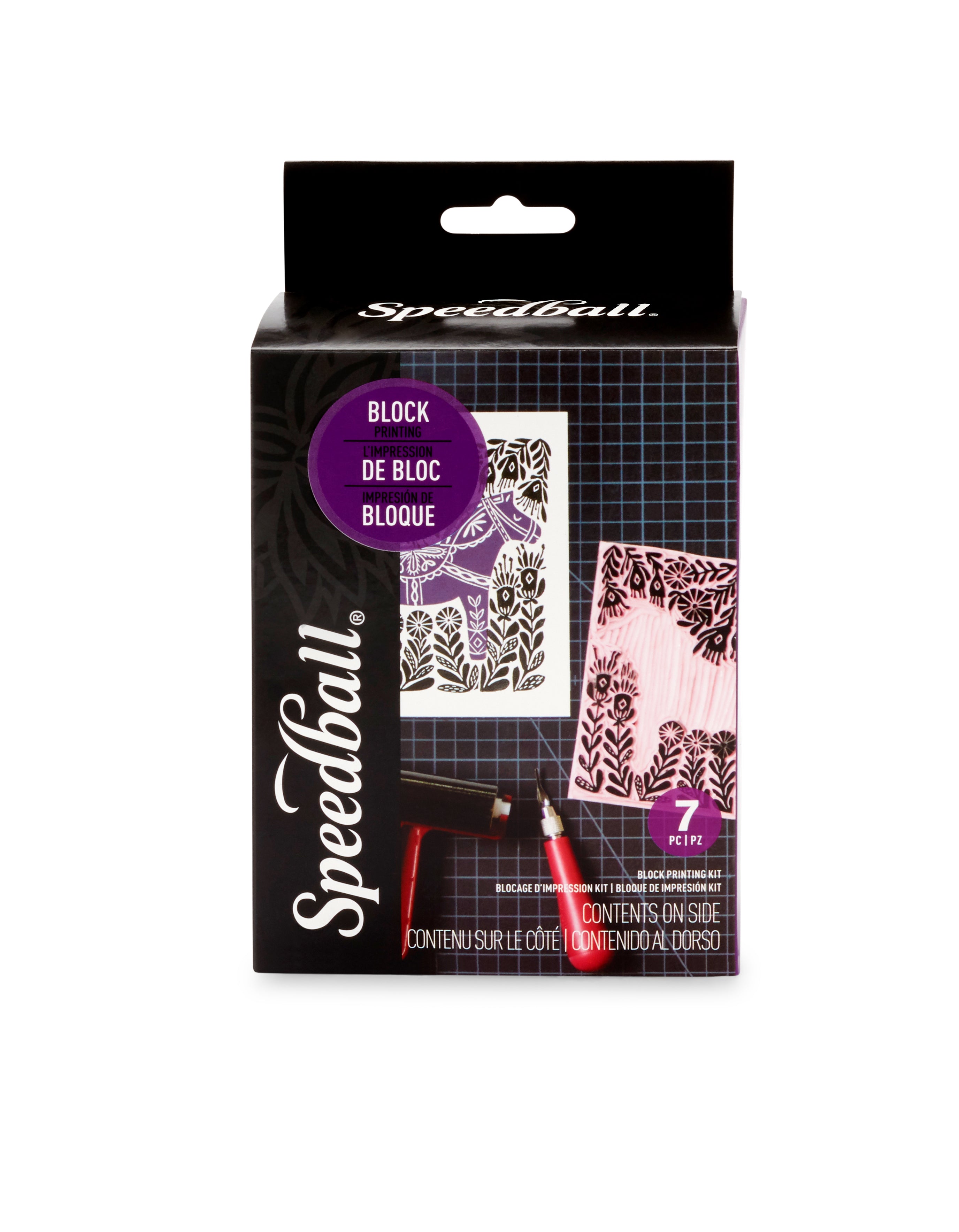 Kit débutant impression linogravure (7 pièces)