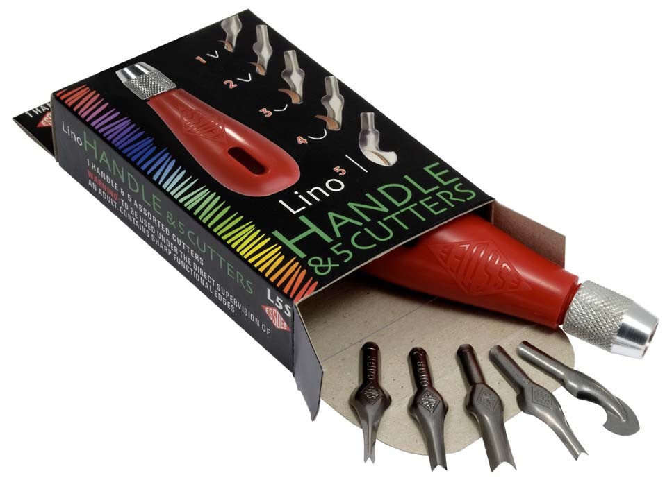 Manche + 5 gouges linogravure