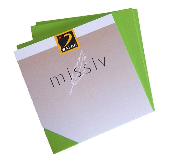 Carte double Missiv 115x115mm